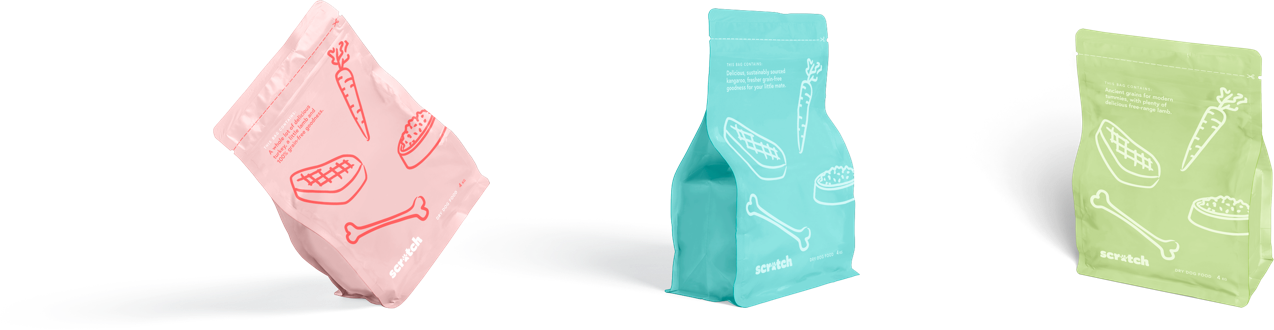 Check out our brand new packaging | Scratch